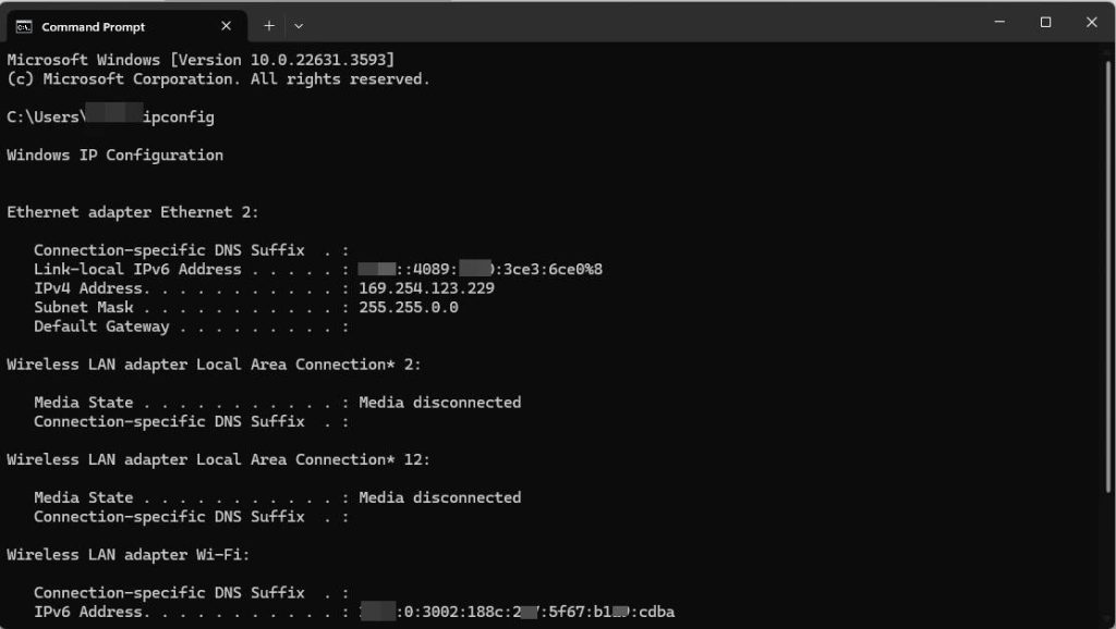 Beberapa Cara Mengecek IP Address di Command Prompt, PC, Laptop, HP